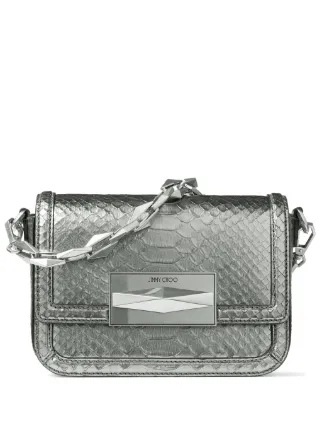 Jimmy Choo Diamond Crossbody Bag | Silver | FARFETCH