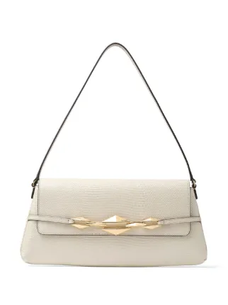 Jimmy Choo Diamond Leather Shoulder Bag | Neutrals | FARFETCH