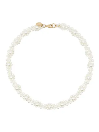 Simone Rocha Daisy faux-pearl Necklace | Neutrals | FARFETCH