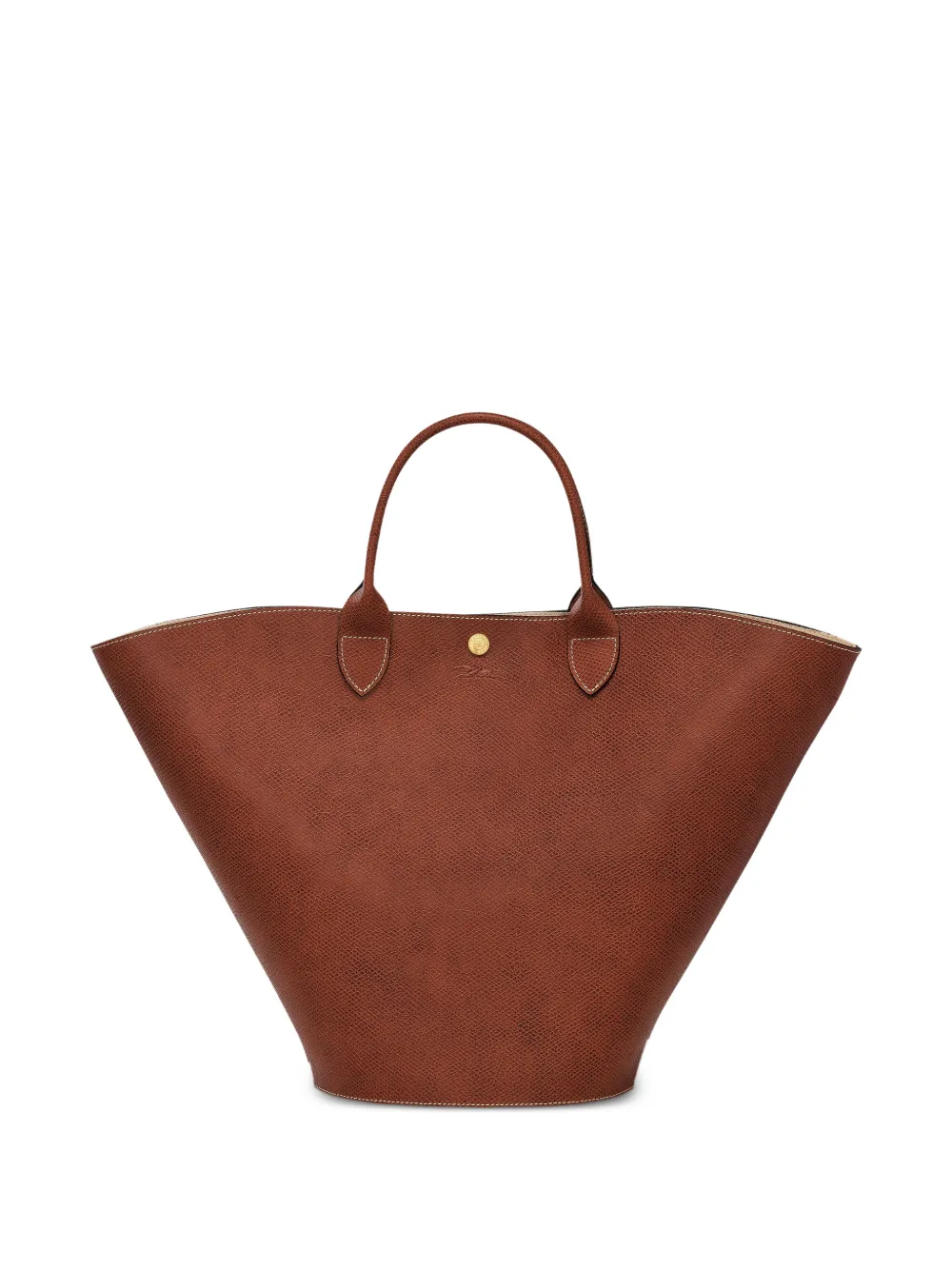 Longchamp XL Épure Leather Tote Bag | Brown | FARFETCH QA