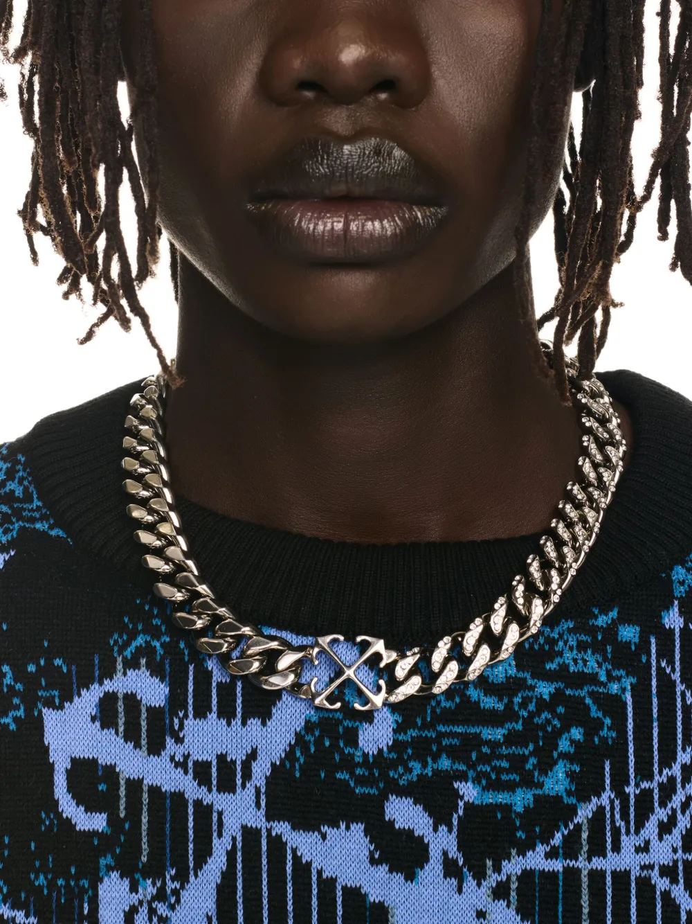 Off-White Arrow Chain Necklace | Silver | FARFETCH