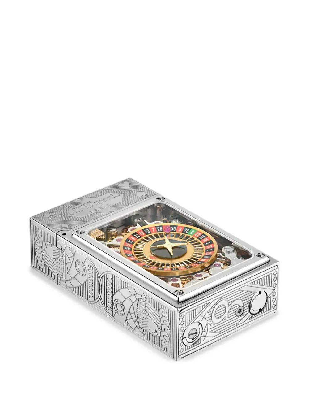S.T. Dupont Casino Lighter (40.9mm x 18mm) | Silver | FARFETCH UK