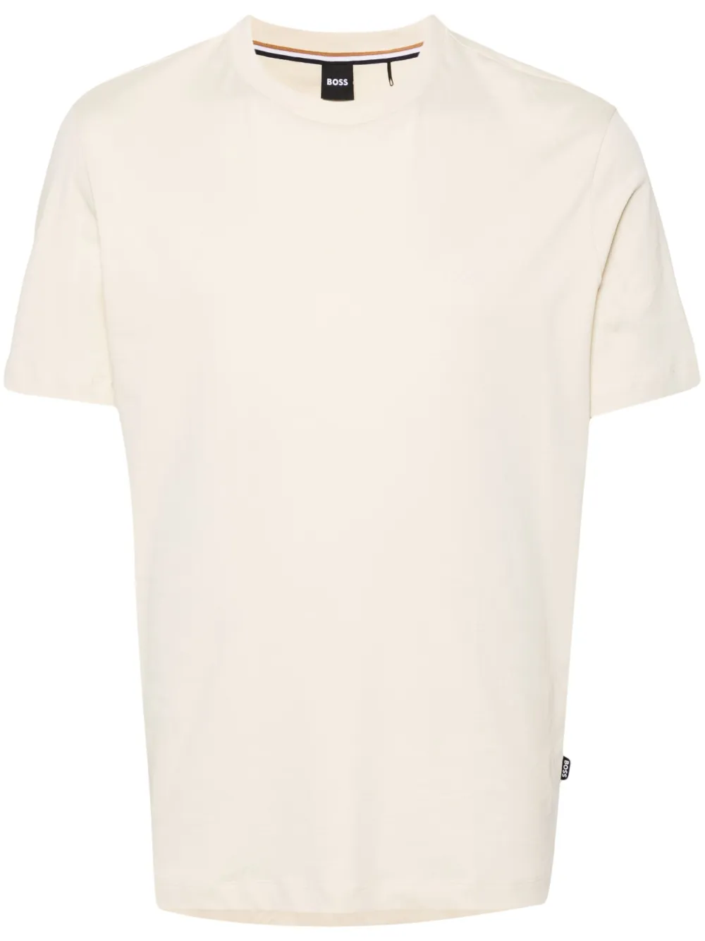 BOSS raised-logo Cotton T-shirt - Farfetch