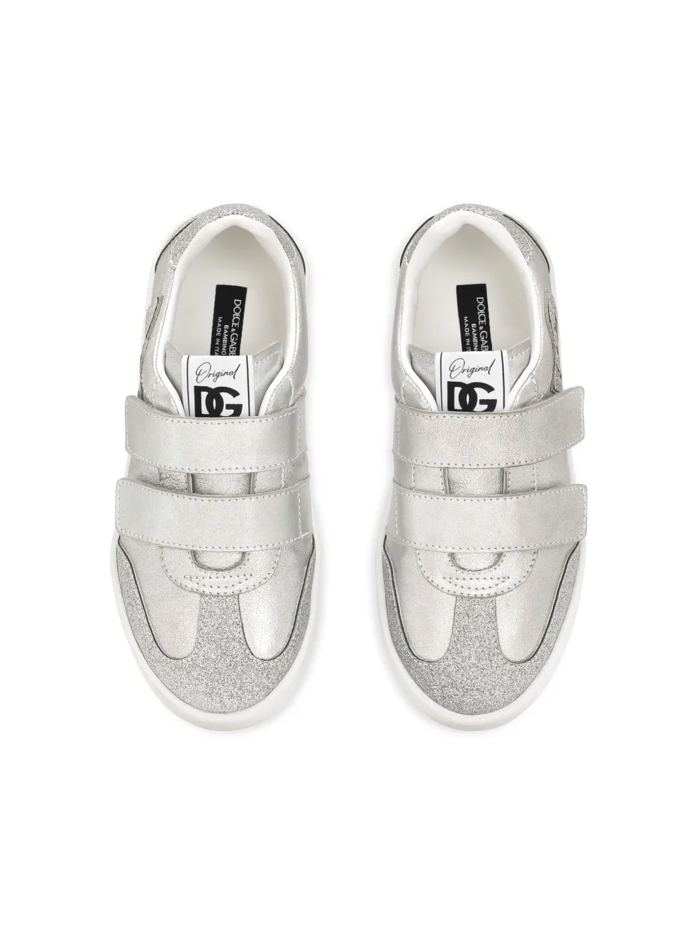 Dolce & Gabbana Kids DG Original Sneakers | Silver | FARFETCH