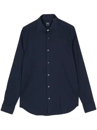 Fedeli Sean Hemd Aus Voile | Blau | FARFETCH DE