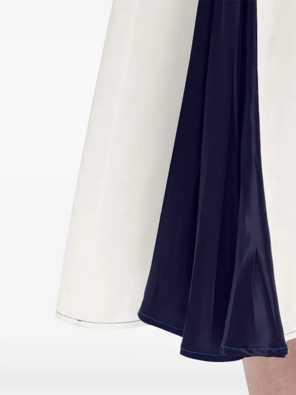 Ferragamo サテンインレイ シャツドレス | ホワイト | FARFETCH JP Ferragamo サテンインレイ シャツドレス | ホワイト | FARFETCH JP