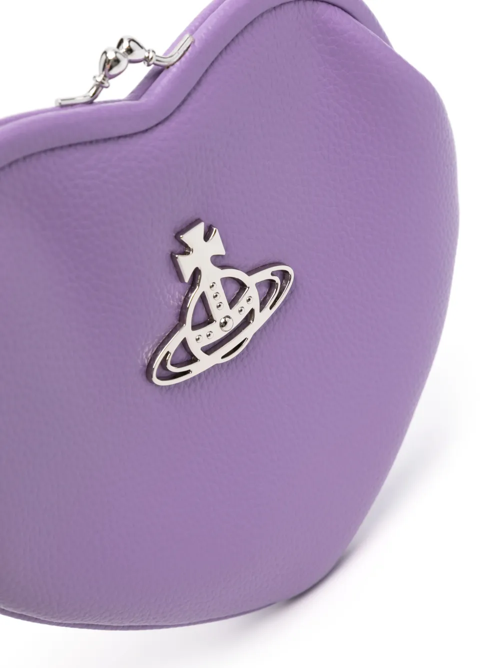 Vivienne Westwood Belle Heart Leather Mini Bag | Purple | FARFETCH UK