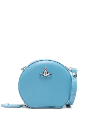 Vivienne Westwood Orb-plaque Leather Mini Bag | Blue | FARFETCH