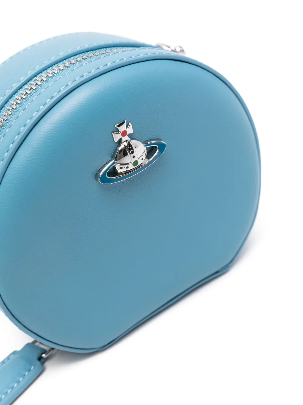 Vivienne Westwood Orb-plaque Leather Mini Bag | Blue | FARFETCH