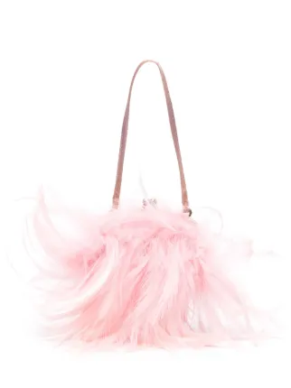 Helmut Lang Pre-Owned 1990s Feather Mini Bag - Farfetch