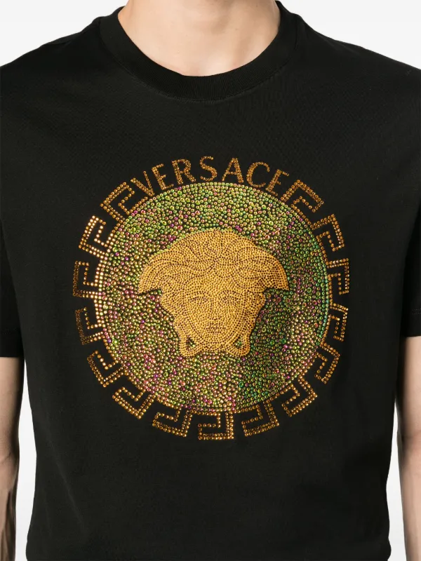 Versace Medusa Head-motif T-shirt | Black | FARFETCH Versace Medusa Head-motif T-shirt | Black | FARFETCH