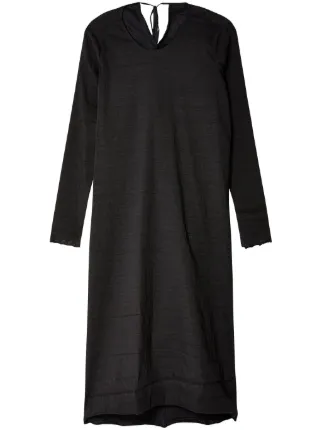 Uma Wang Amaze cut-out long-sleeve Dress | Black | FARFETCH