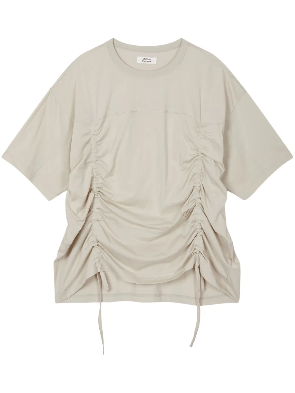 STUDIO TOMBOY side-string Cotton T-shirt - Farfetch