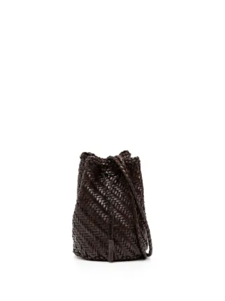 DRAGON DIFFUSION Woven Leather Bucket Bag - Farfetch