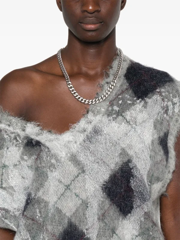 R13 argyle-knit Vest | Grey | FARFETCH R13 argyle-knit Vest | Grey | FARFETCH