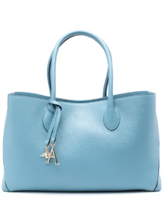 Aspinal Of London London Pebble Leather Tote Bag | Blue | FARFETCH