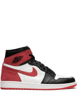 Jordan Air Jordan 1 Retro High OG "Track Red" Sneakers | Black ...