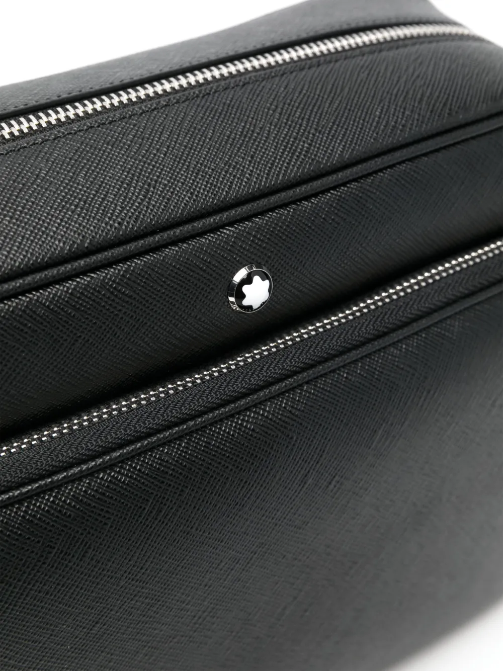 Montblanc Sartorial Leather Messenger Bag | Black | FARFETCH