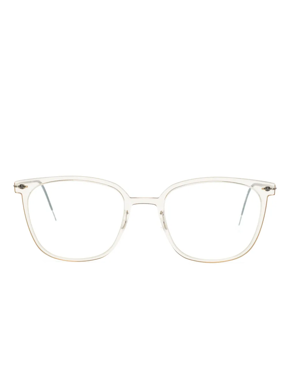 Lindberg 6638 square-frame Glasses - Farfetch