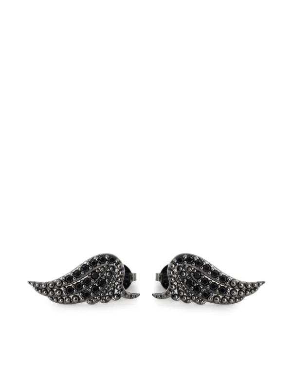 Zadig Voltaire Rock Earrings Black FARFETCH BE