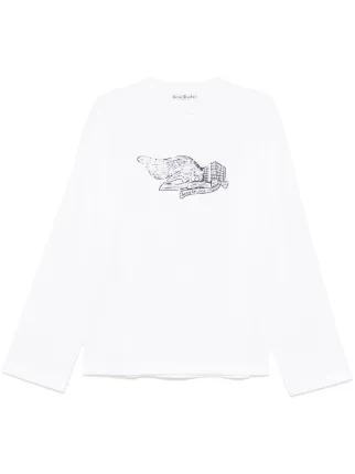 Acne Studios logo-print T-shirt | White | FARFETCH