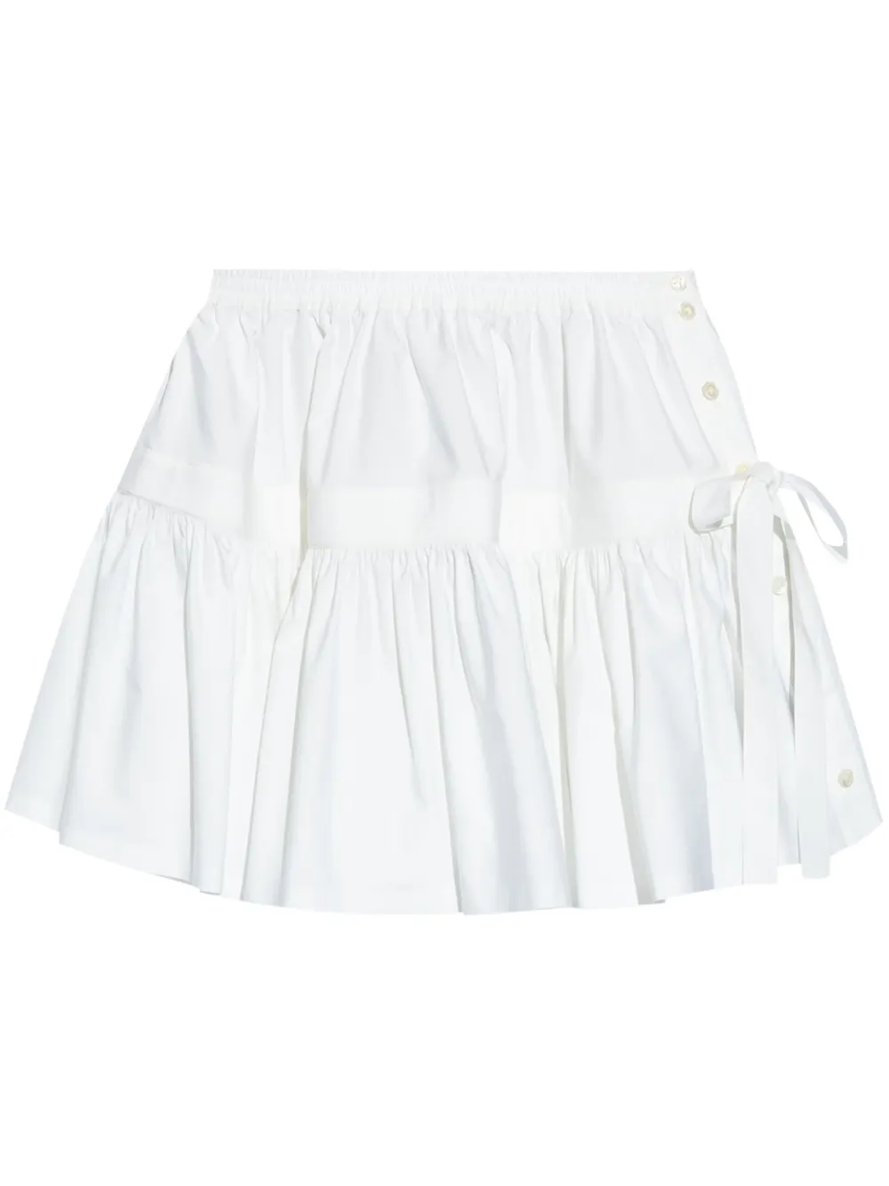 Alaïa Pleated A Line Miniskirt Farfetch
