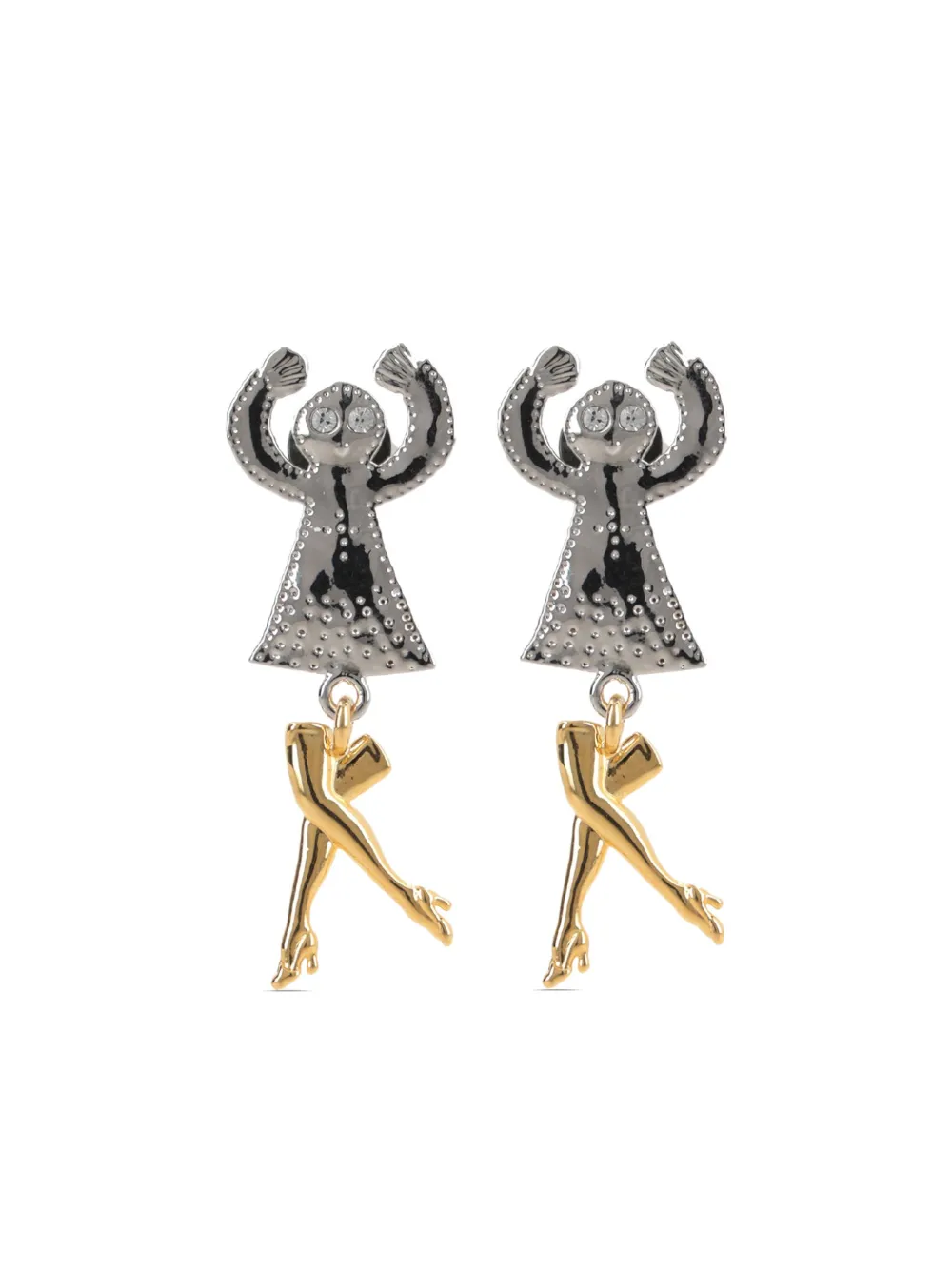 Chopova Lowena leg-charm Drop Earrings - Farfetch