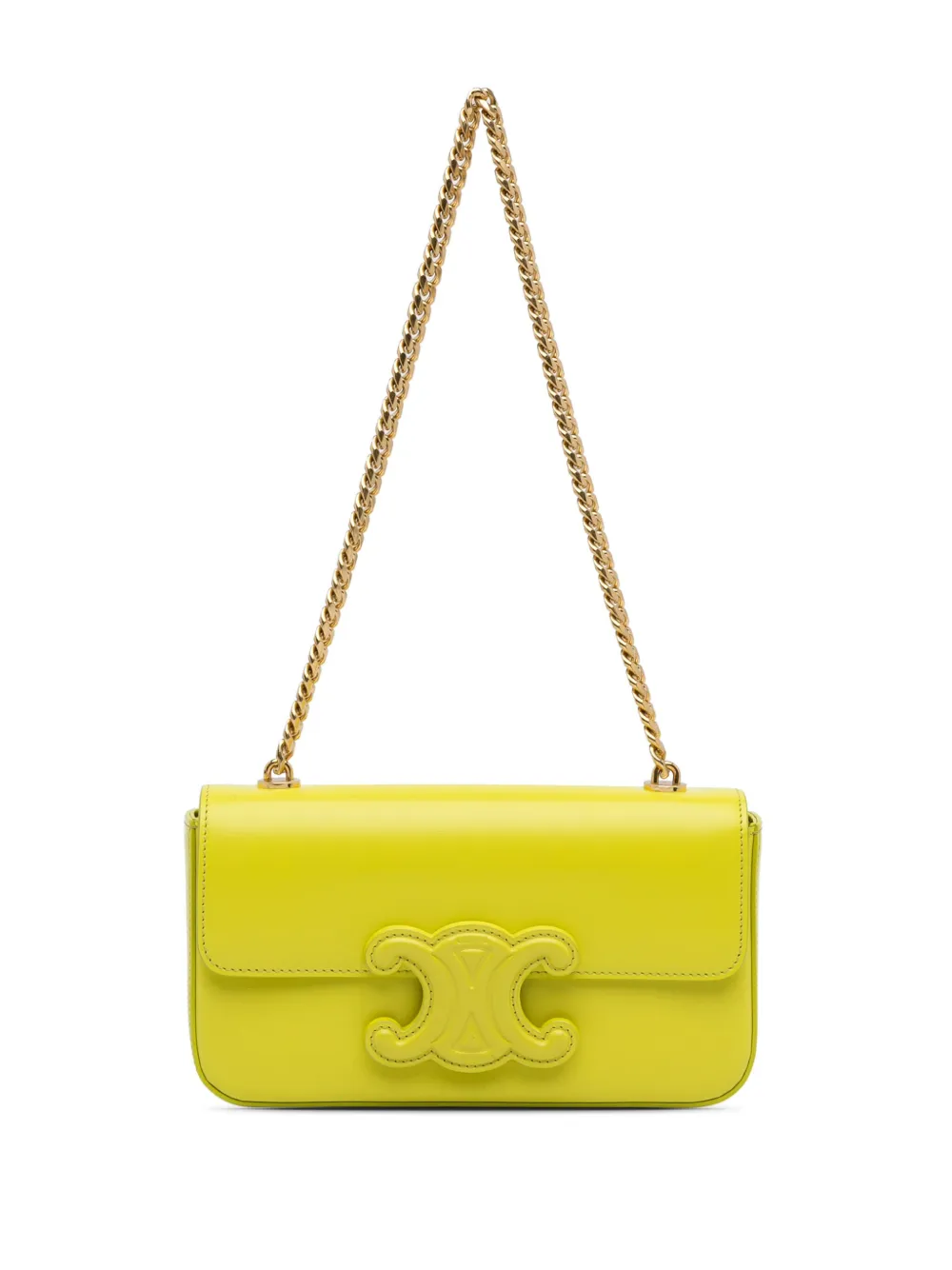 Céline Pre-Owned 2022 Cuir Triomphe Chain Shoulder Bag - Farfetch