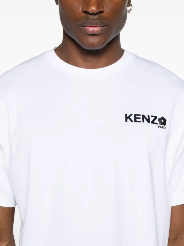 Kenzo Boke 2.0 Cotton T shirt White FARFETCH CA