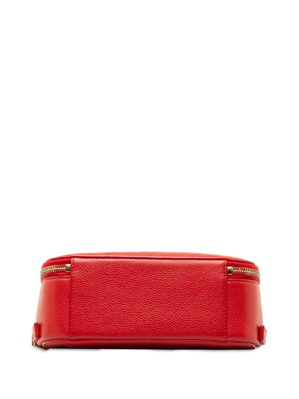 CHANEL Pre-Owned 2019 Small Quilted Caviar Top Handle Camera Bag ...