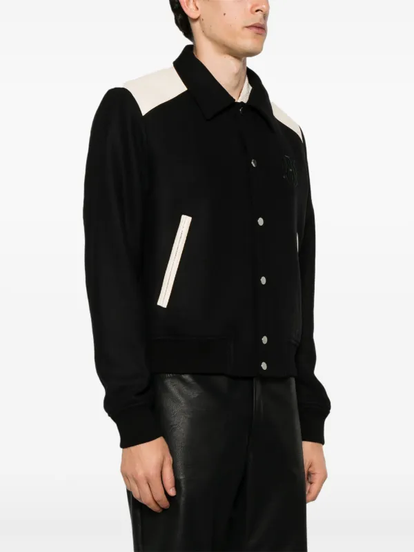 AMIRI Ma Band ロゴ ジャケット | ブラック | FARFETCH JP AMIRI Ma Band ロゴ ジャケット | ブラック | FARFETCH JP