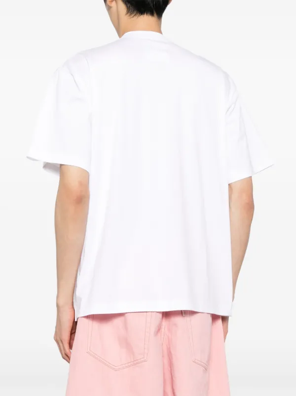 Sacai Cotton Jersey T-shirt | White | FARFETCH TW Sacai Cotton Jersey T-shirt | White | FARFETCH TW
