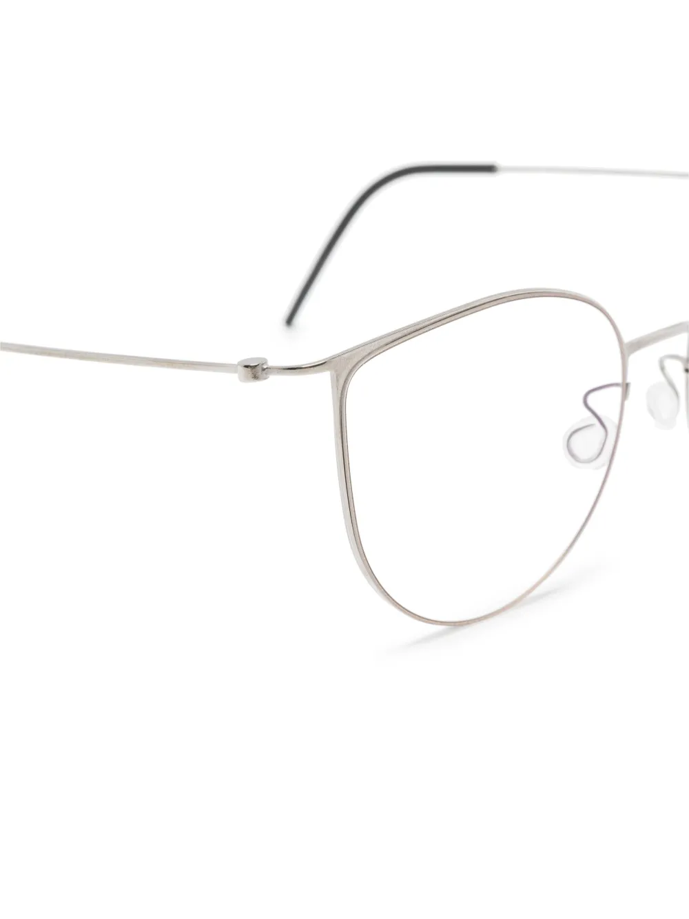 Lindberg round-frame Glasses | Grey | FARFETCH
