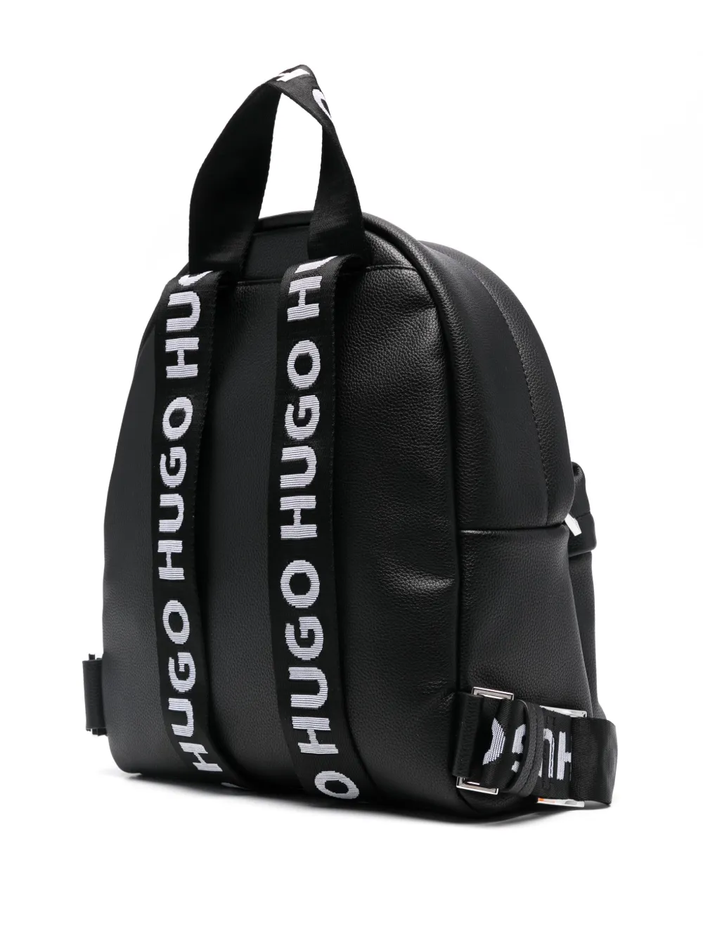 HUGO logo-stamp Backpack | Black | FARFETCH