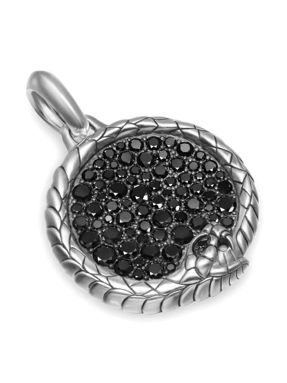 David Yurman Sterling Silver Ouroboros Diamond Pendant | Silver ...