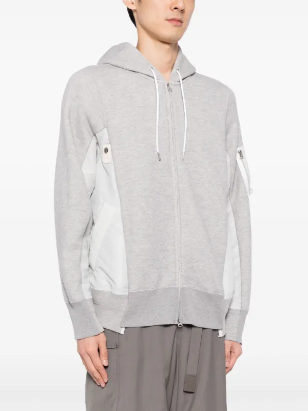 Sacai x Sponge Sweat パネル パーカー | グレー | FARFETCH JP Sacai x Sponge Sweat パネル パーカー | グレー | FARFETCH JP