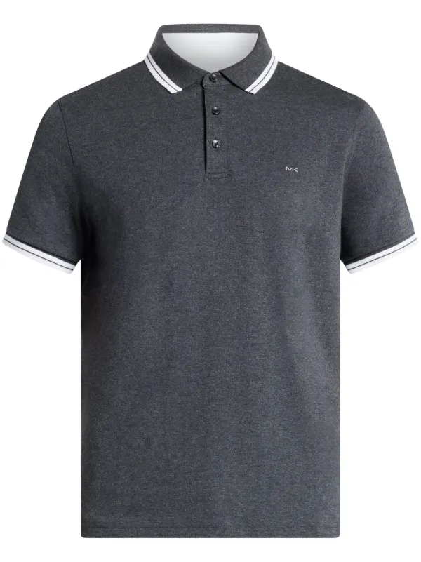 Michael Kors Greenwich Polo Shirt Grey FARFETCH SG