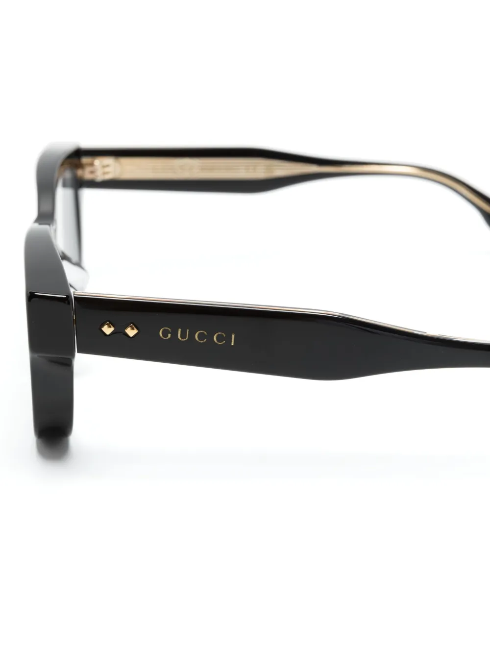 Gucci Eyewear rectangle-frame Glasses | Black | FARFETCH