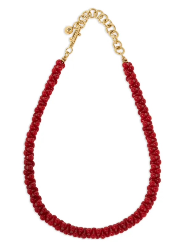 Coral necklace store