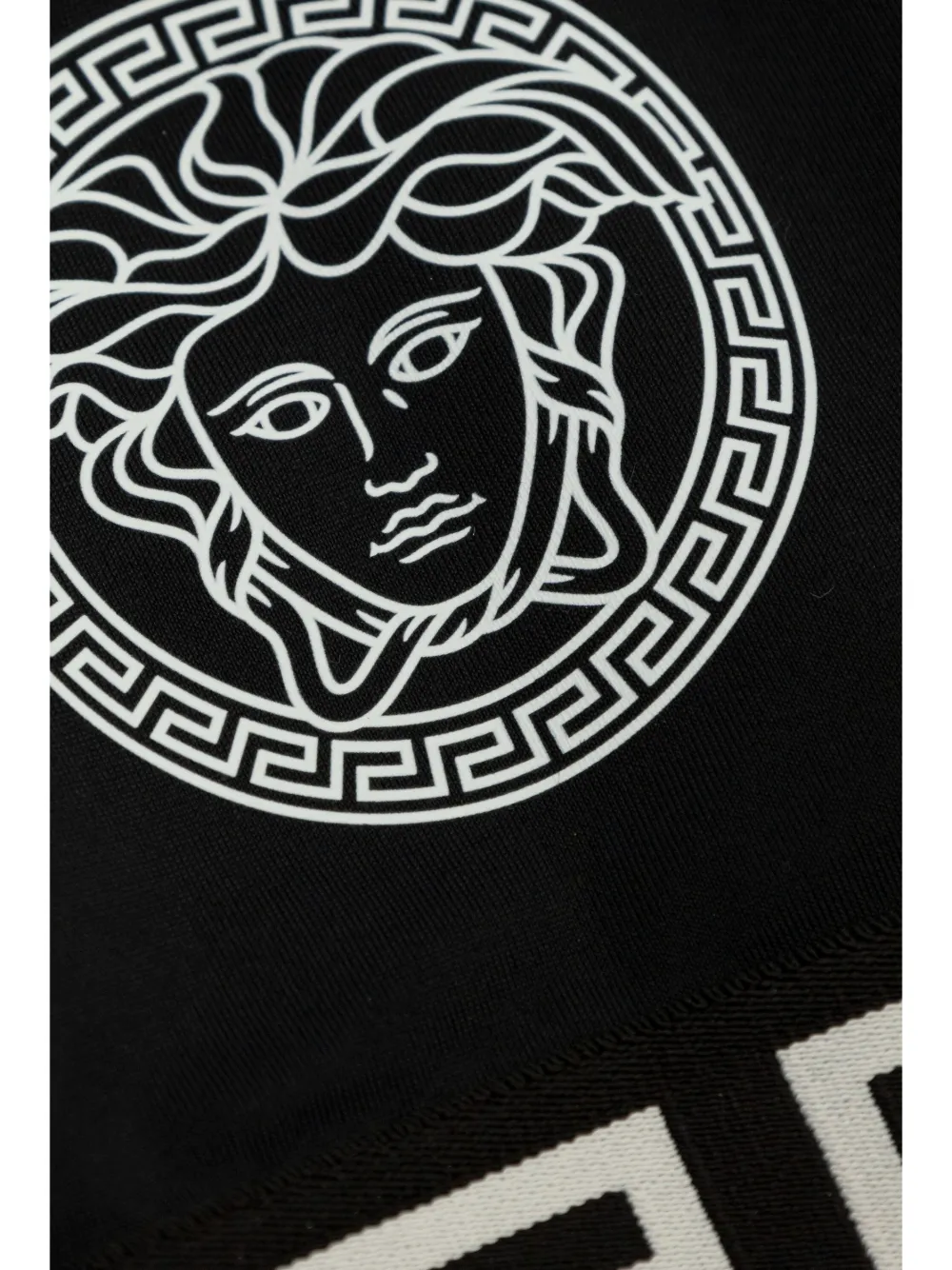 Versace Medusa Head-print Greca-detail Bikini Set In 黑色 | ModeSens