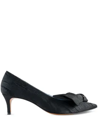 Blue Bird Shoes bow-detailing Leather Pumps | Black | FARFETCH