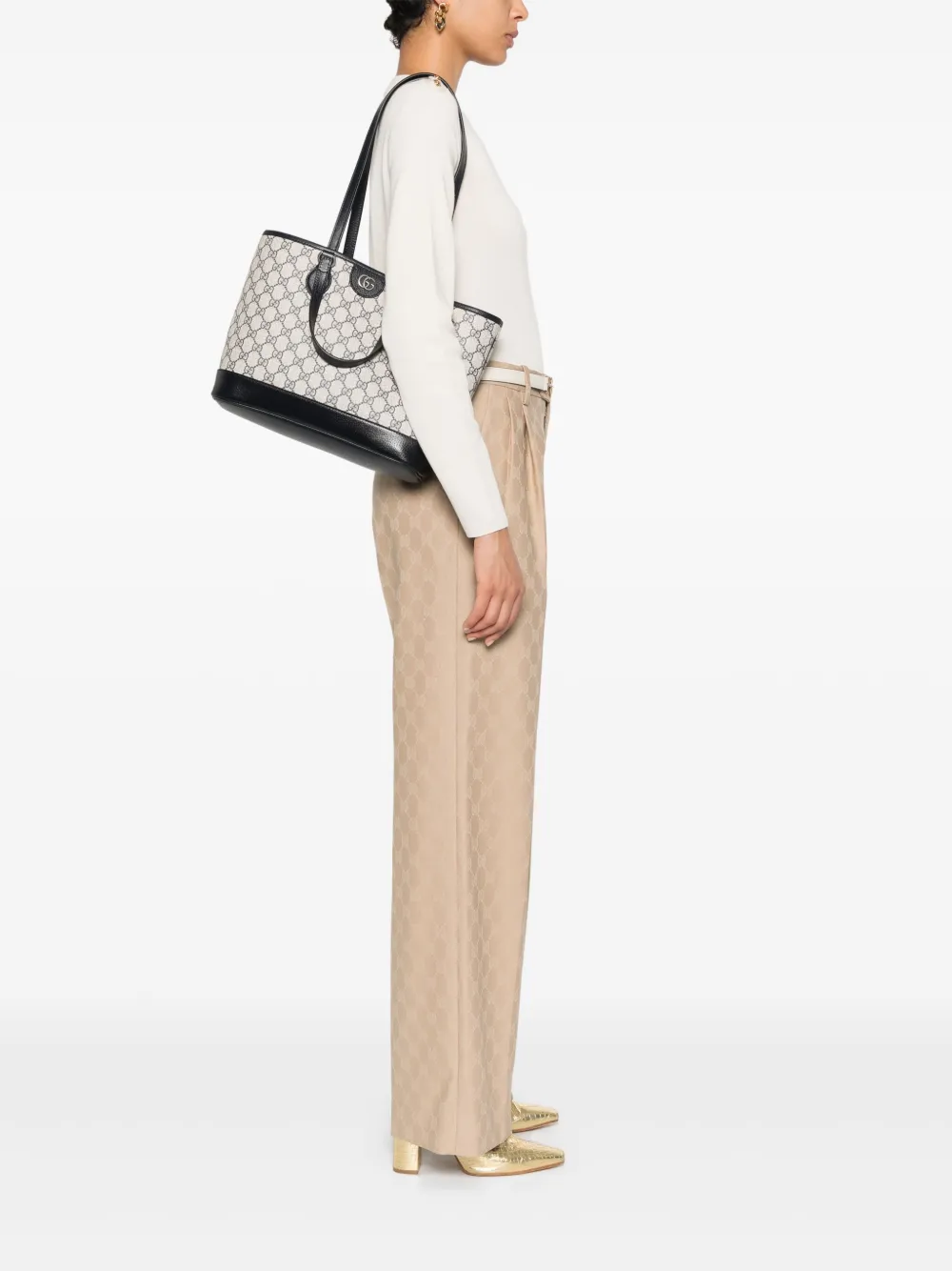 Gucci Small Ophidia Tote Bag | Neutrals | FARFETCH UK