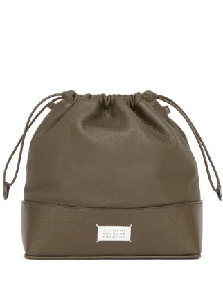 Maison Margiela 5AC Leather Backpack | Green | FARFETCH