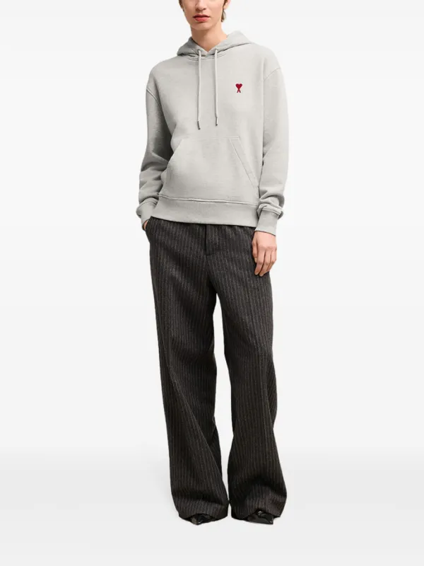 AMI Paris Ami De Coeur Hoodie | Grey | FARFETCH AMI Paris Ami De Coeur Hoodie | Grey | FARFETCH