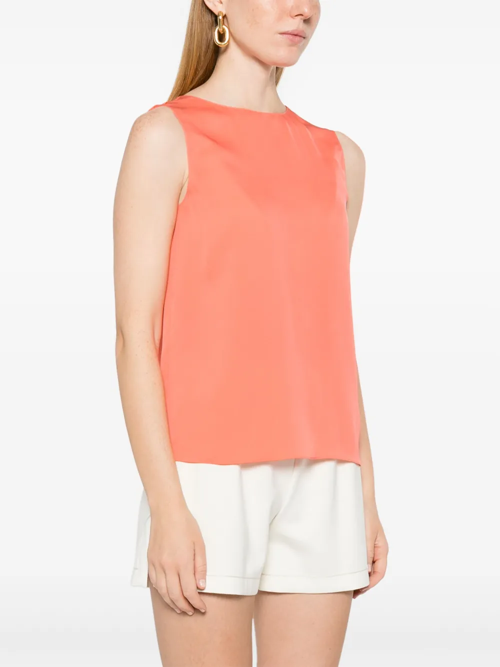 Theory Shell Tank Top | Orange | FARFETCH