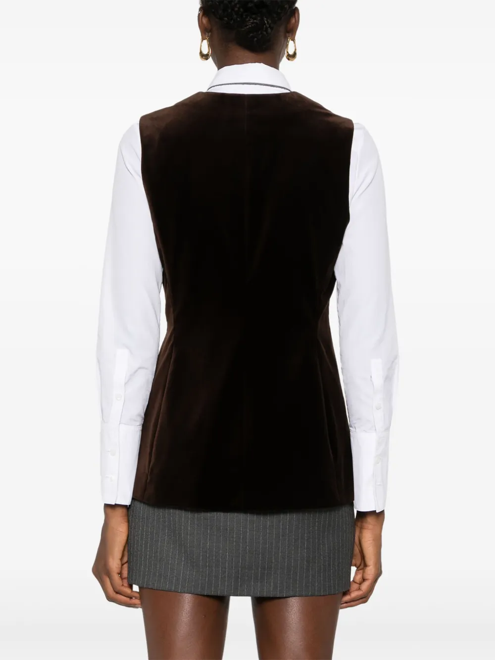 Polo Ralph Lauren Velvet Vest | Brown | FARFETCH