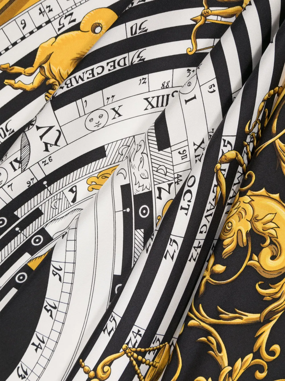 Hermès Pre-Owned 90´s Astrologie Dies Et Hore Silk Scarf | White | FARFETCH