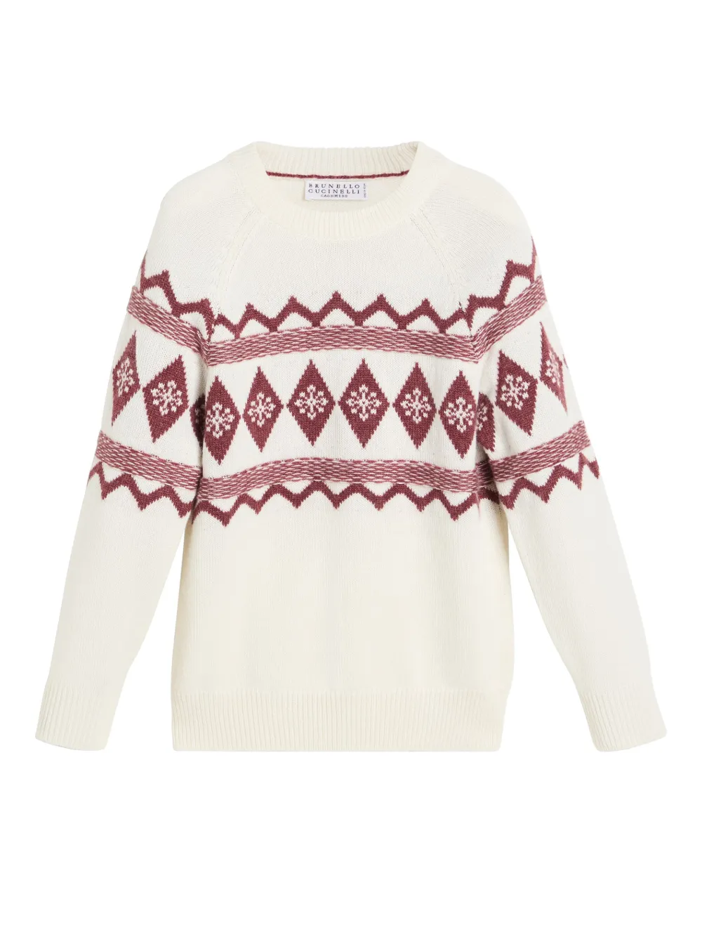 Brunello Cucinelli Kids Cashmere Sweater | White | FARFETCH UK