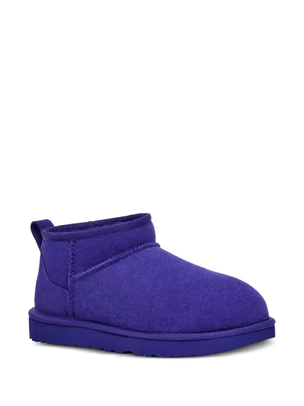 UGG Classic Ultra Mini Boots Blue FARFETCH CA