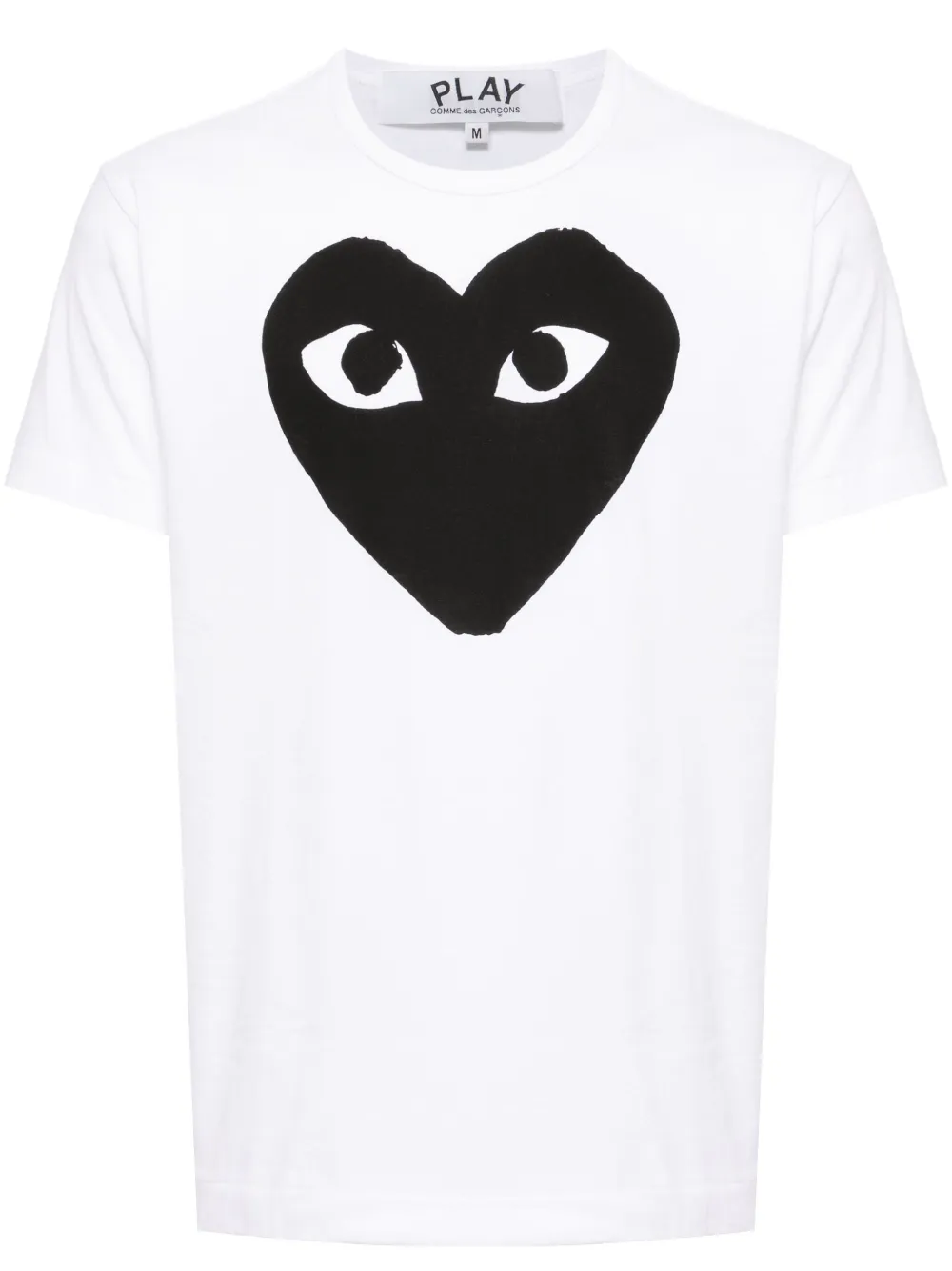 Comme Des Garçons Play logo-print Cotton T-shirt - Farfetch